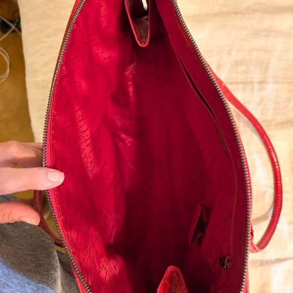 Furla | Bags | Red Furla Handbag | Poshmark